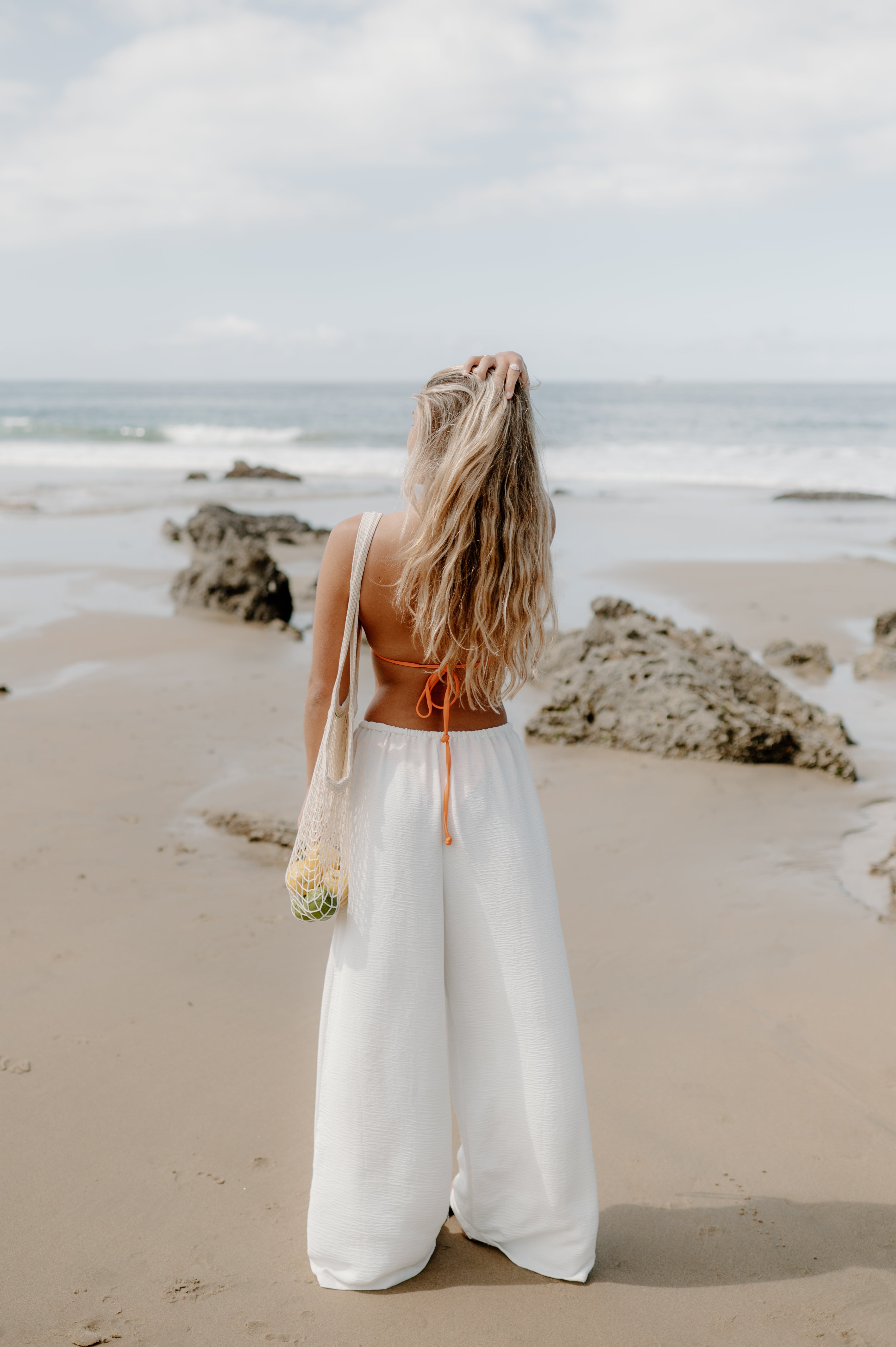 Ivory Drawstring Pant – Tidal & Salt